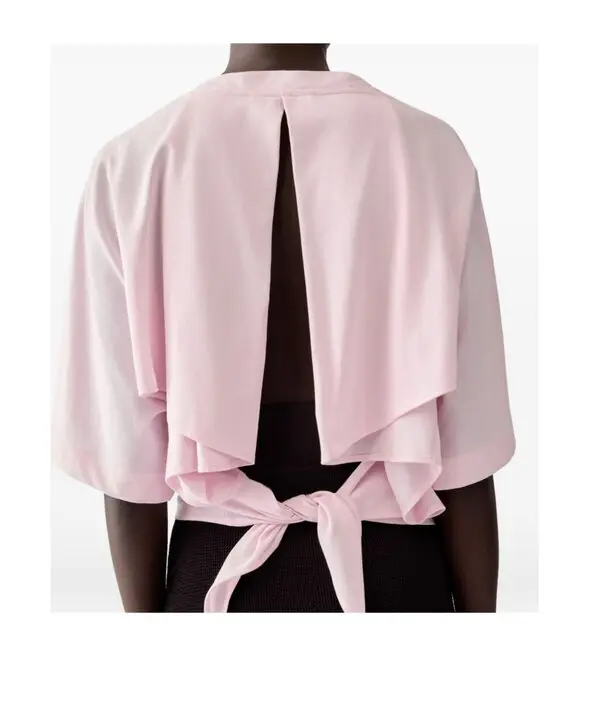 Jacquemus Moisson High Neck Open-back T-shirt