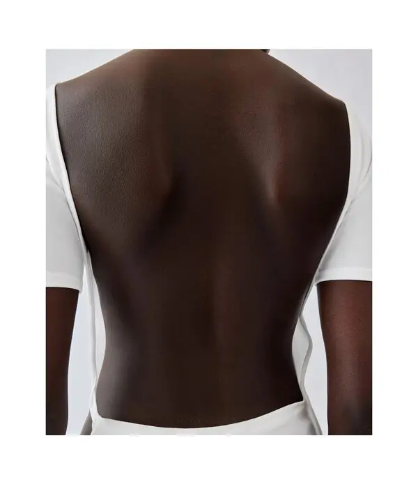 Jacquemus Asymmetrical Slit Maxi Dress