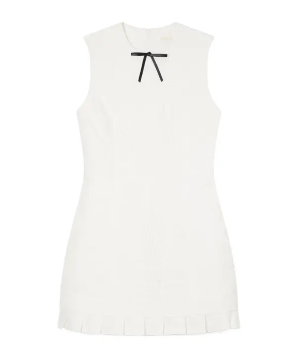 SHUSHU/TONG Sleeveless Bow Detail Mini Dress