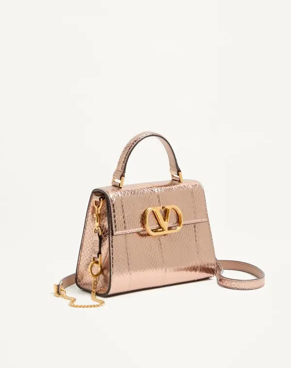 Valentino Garavani Flap Shoulder Bag With Top Handle - Pink