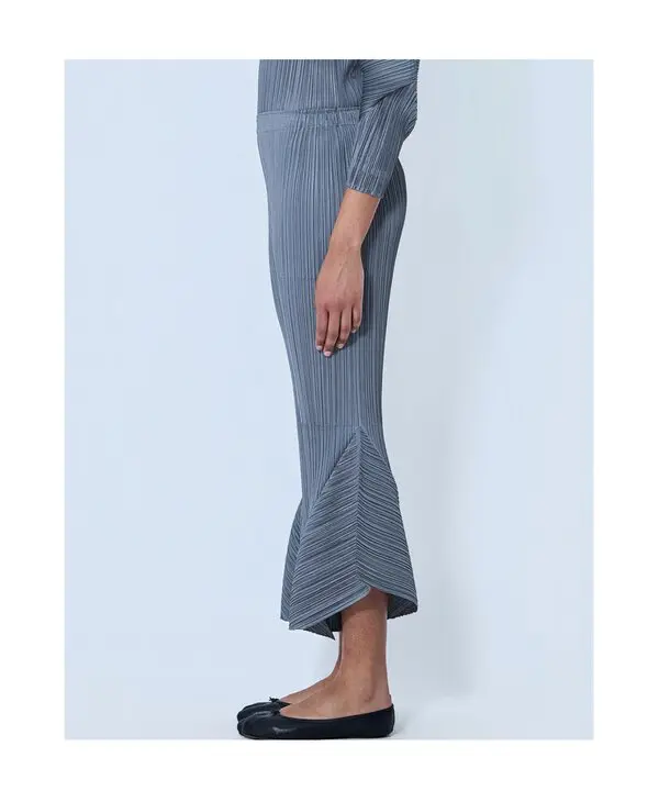 PLEATS PLEASE BY ISSEY MIYAKE Skyline Pleated Flared Trousers