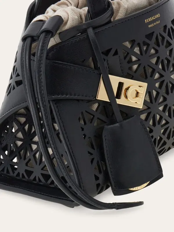 FERRAGAMO Hug Handbag - Black