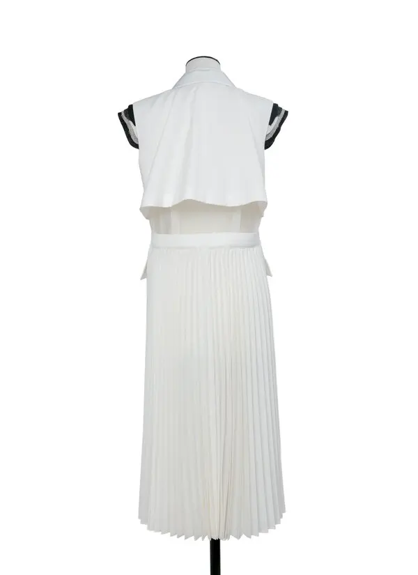 Sacai Sleeveless Double-breasted Suit Vest