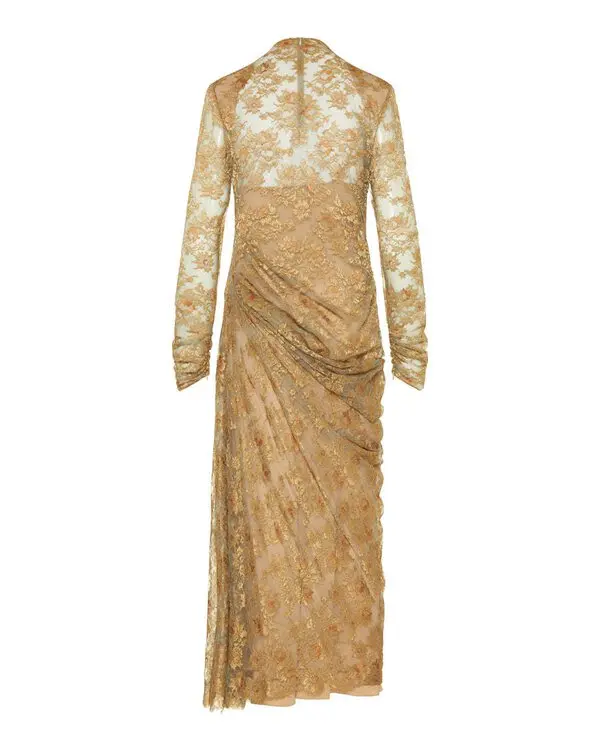 Valentino Garavani Lace Long Sleeve Dress