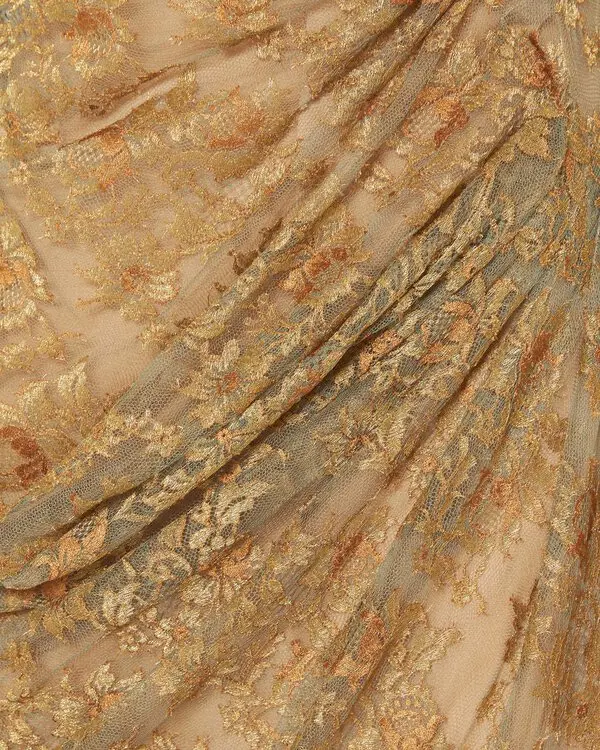 Valentino Garavani Lace Long Sleeve Dress