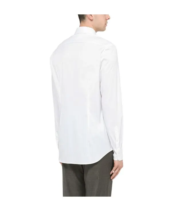 Prada Long Sleeved Buttoned Shirt - White
