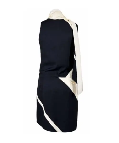 Alberta Ferretti Sleeveless Color-blocked Dress