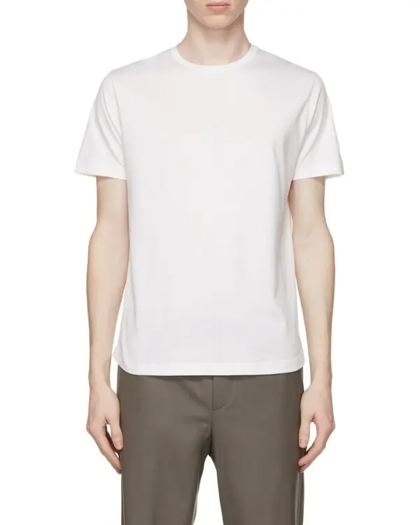 Loro Piana Short-sleeved Crewneck T-shirt - Optical White
