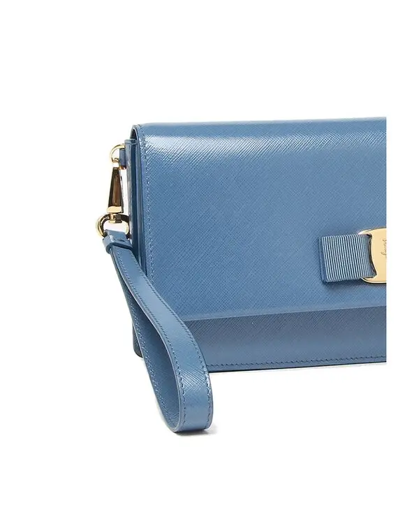 FERRAGAMO Gancini Logo Clutch With Wristband
