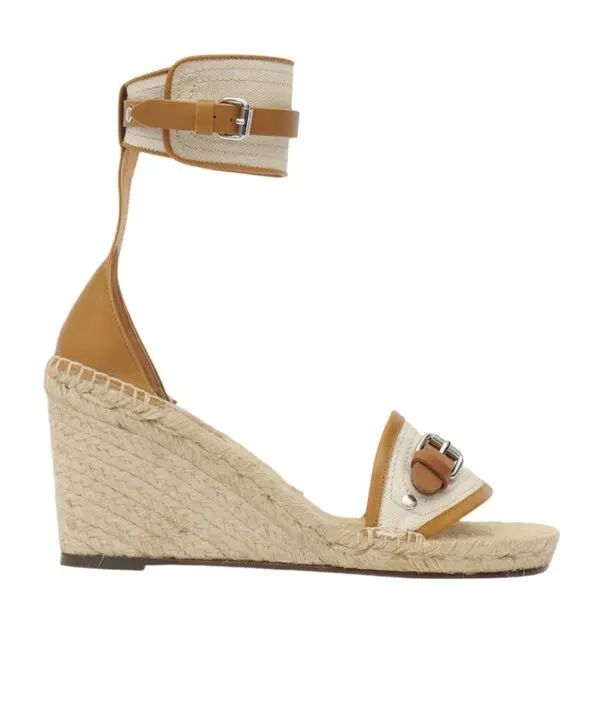 Isabel Marant Étoile Oliha Espadrille Wedge Sandals - Off-white-havana