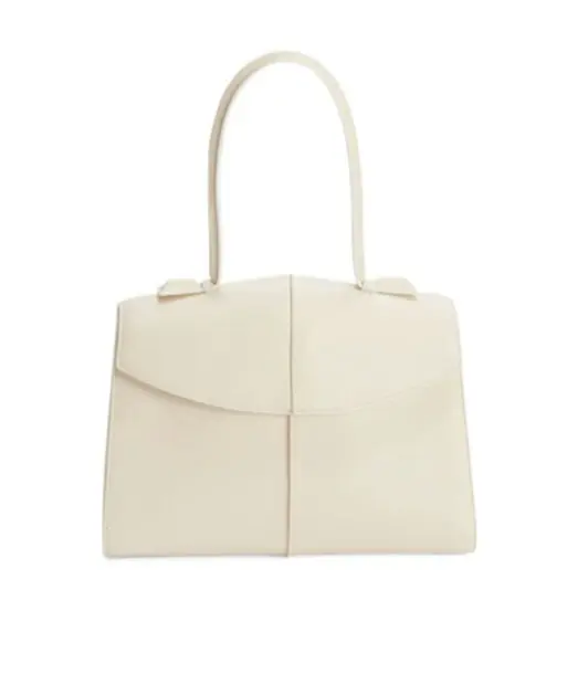 JIL SANDER Linea Top Handle Bag - Eggshell