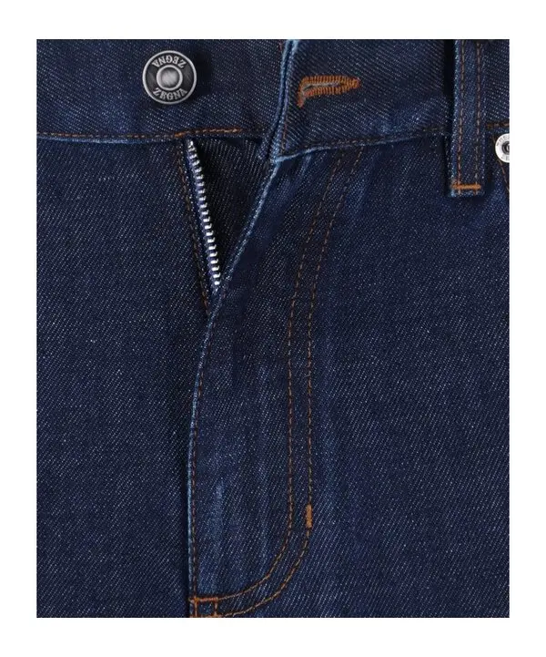 Zegna City Belt-loop Jeans - Blue