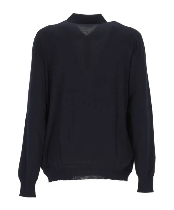 GRAN SASSO Long-sleeve Polo Shirt