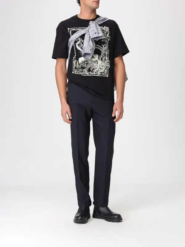 Etro Placed Printed Crewneck T-shirt