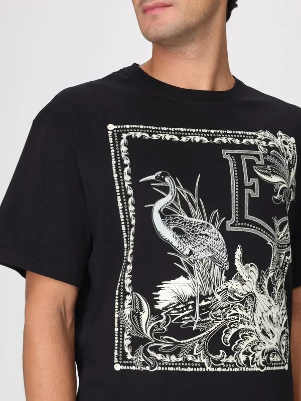 Etro Placed Printed Crewneck T-shirt