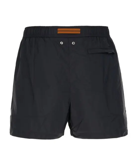Zegna Drawstring Swim Shorts - Black