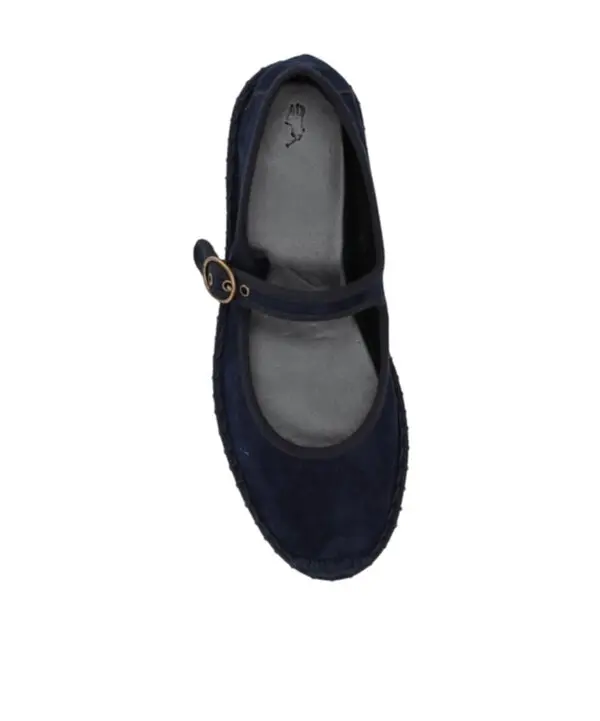 Polo Ralph Lauren Buckle Ballet Flats - Navy