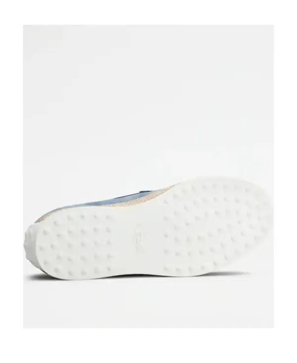 TOD'S Nuova Pantofola Slip-on Loafers - Blue