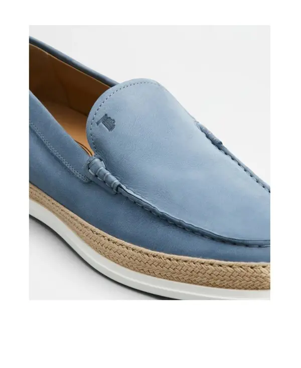 TOD'S Nuova Pantofola Slip-on Loafers - Blue