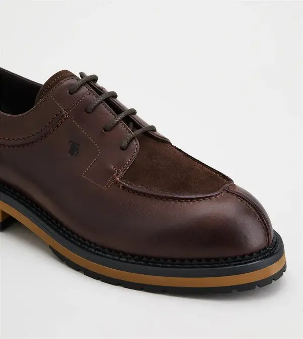 TOD'S Leather Lace-up Oxfords