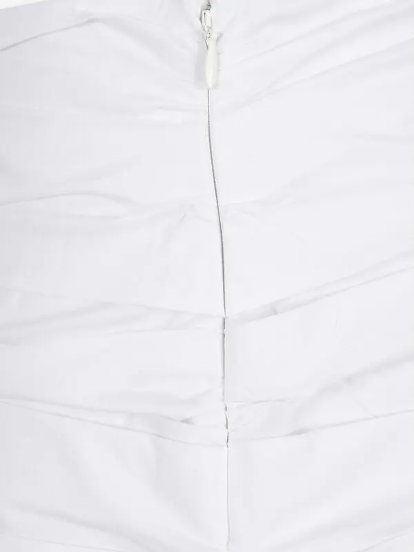 Staud Pleated Midi Skirt