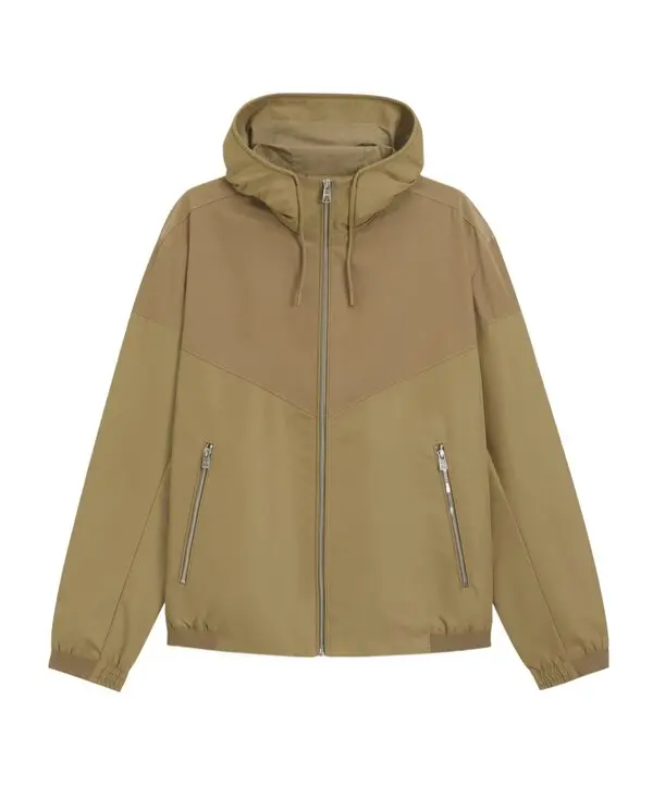 Hugo Boss Long-sleeved Zip-up Hooded Jacket - Brown