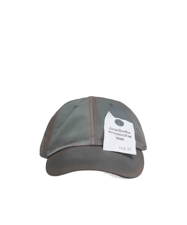 Acne Studios Logo Patch Baseball Cap - Gray
