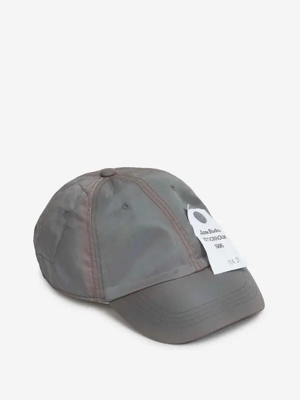 Acne Studios Logo Patch Baseball Cap - Gray