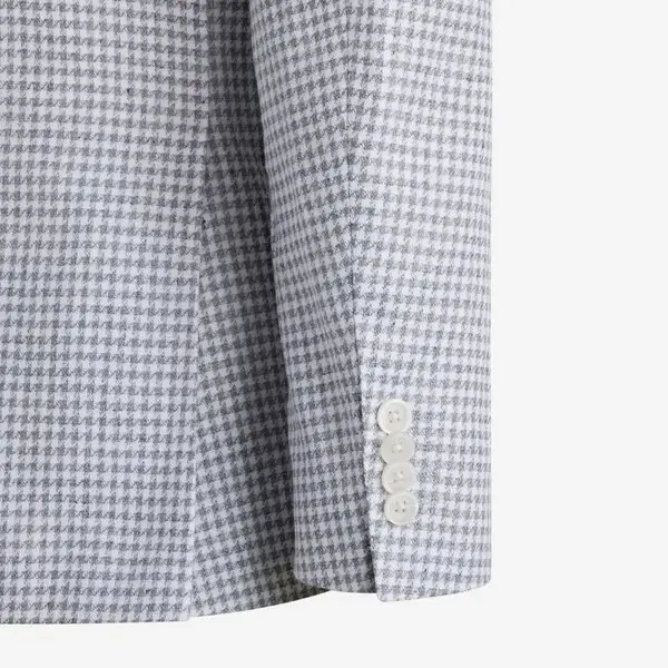 Hugo Boss Lapel Long-sleeved Suit Jacket - Gray