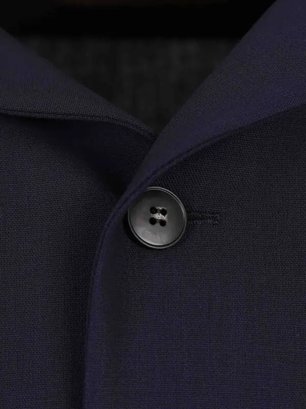 Canali Long-sleeved Shirt Jacket - Navy Blue