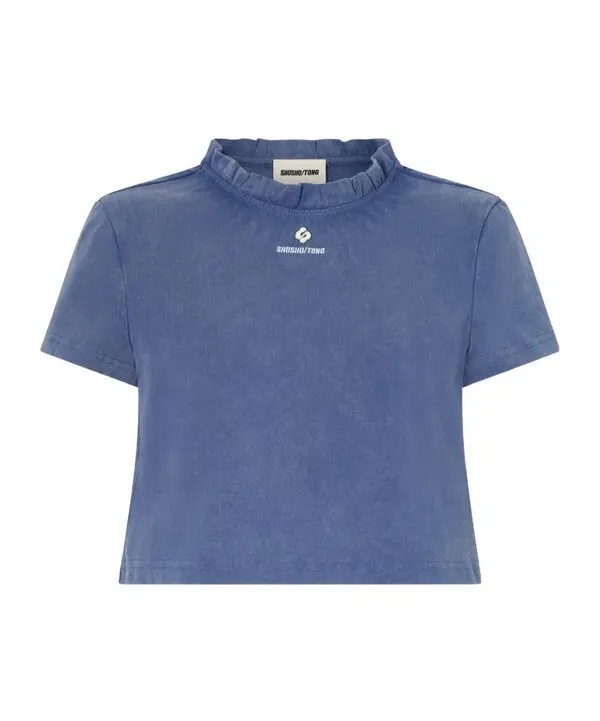 SHUSHU/TONG Short Sleeve Embroidered T-shirt