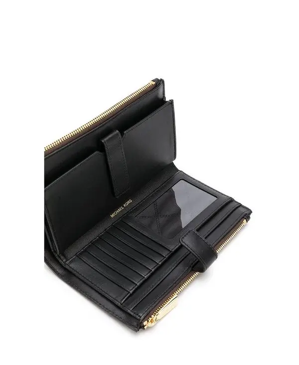 Michael Kors Adele Monogrammed Clutch Bag - Brown