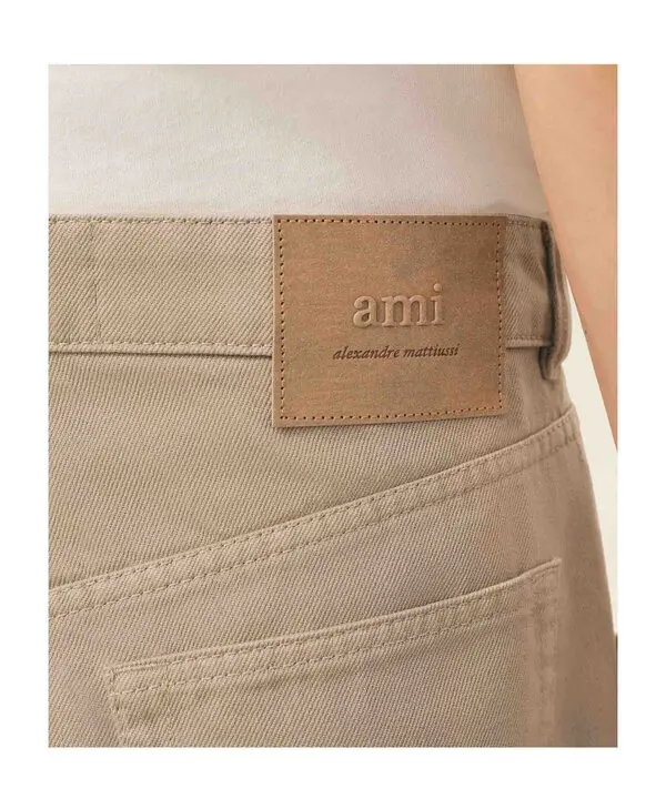 AMI Paris Multi-pocket Jeans - Light Brown