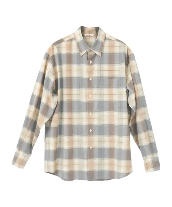 Auralee Super Light Check Shirt