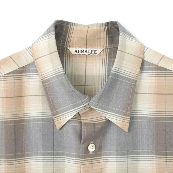 Auralee Super Light Check Shirt