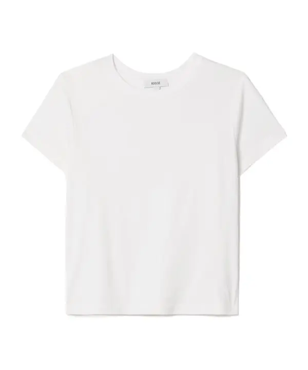 AGOLDE Adine Crew Neck T-shirt - Off White