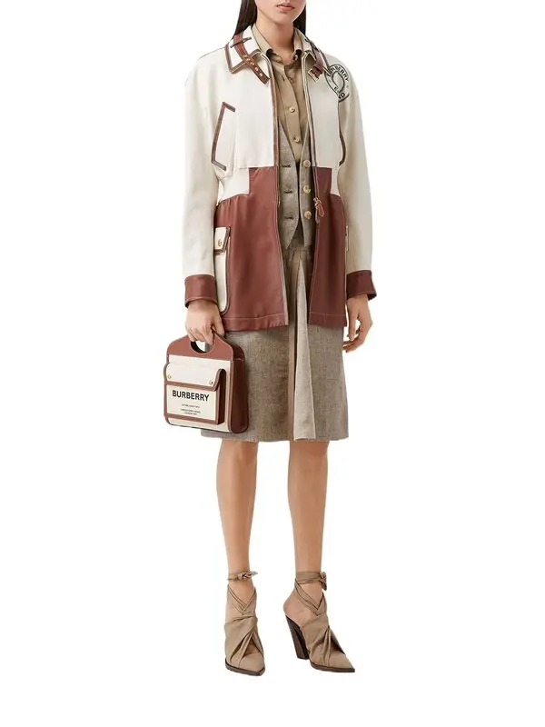 Burberry Logo Printed Tote Bag