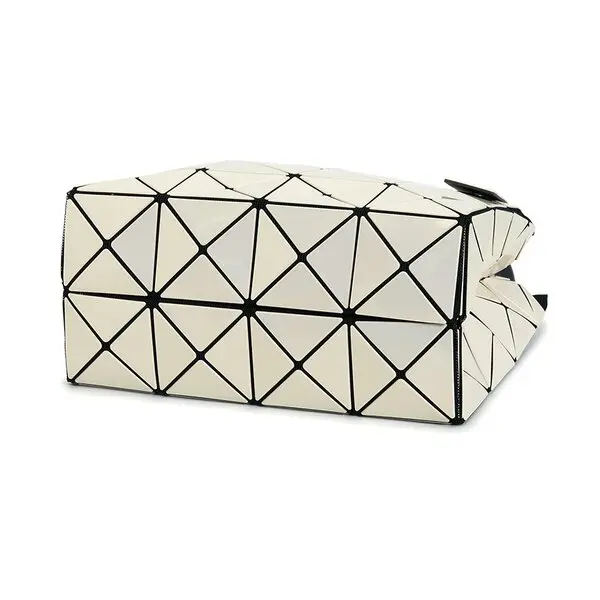 Issey Miyake Geometric Pattern Handbag - White
