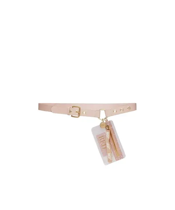 Red Valentino Card Holder Chain Belt - Nude