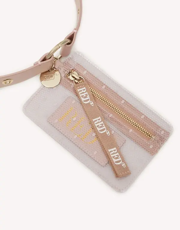 Red Valentino Chain Belt With Logo Pendant Pouch