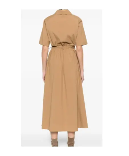 Herno Short Sleeve Collared Dress