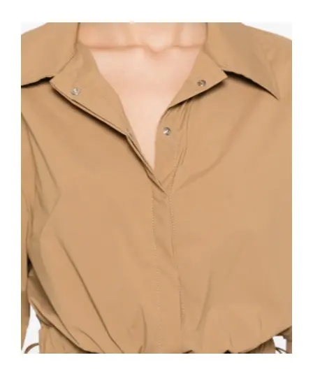 Herno Short Sleeve Collared Dress
