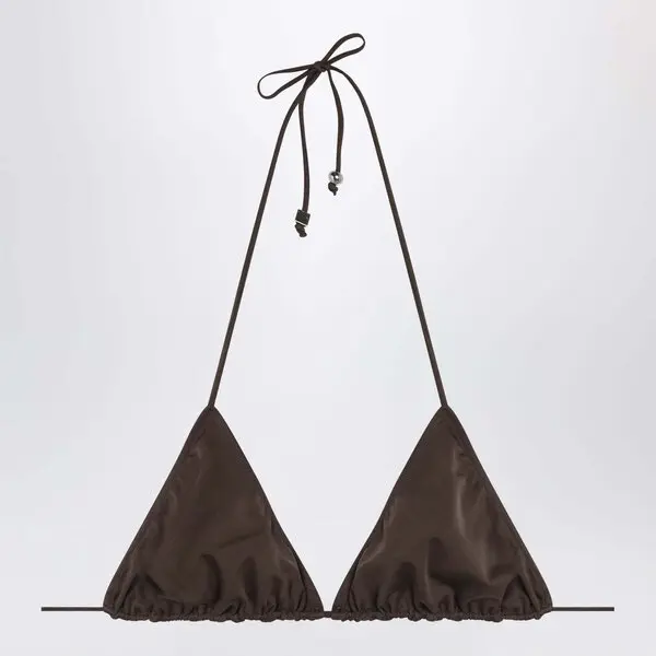Jacquemus The Triangle Halterneck Bikini Top - Black