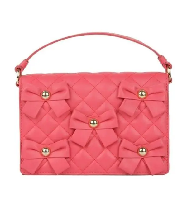 Moschino Quilted Bow Detail Satchel