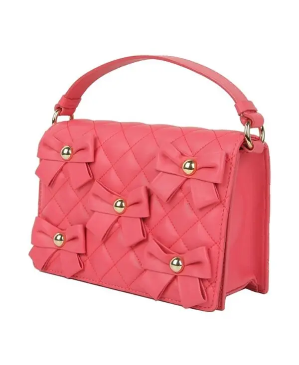 Moschino Quilted Bow Detail Satchel