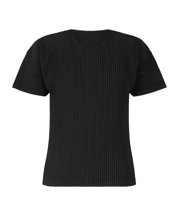 Issey Miyake Short Sleeve T-shirt - Black