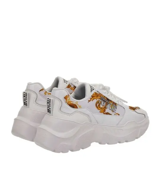 Versace Barocco Printed Lace-up Sneakers