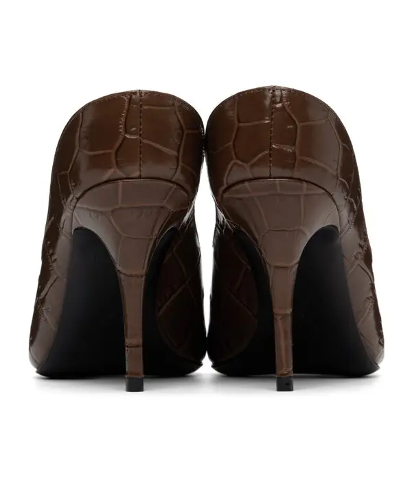 Amina Muaddi Anok Mule 90 Pointed-toe High Heels