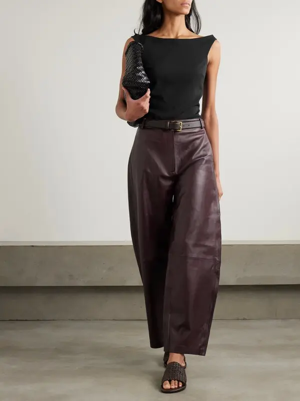 ST. AGNI Curved Neckline Top