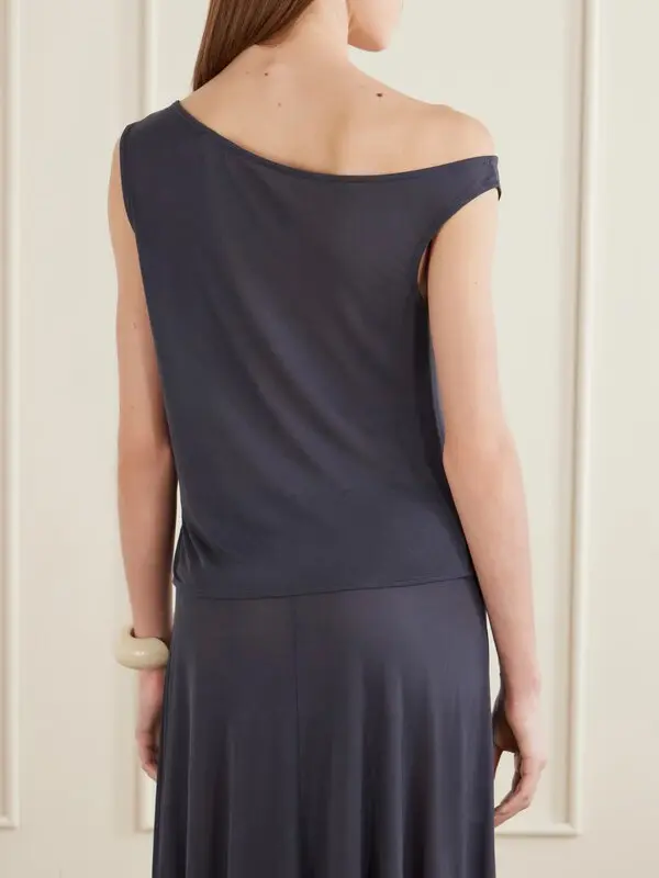 ST. AGNI Off-shoulder Top With Sheer Effect
